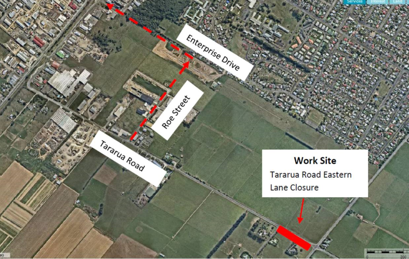 Tara-Ika Development: Temporary Lane Closure - Tararua Road, Levin ...