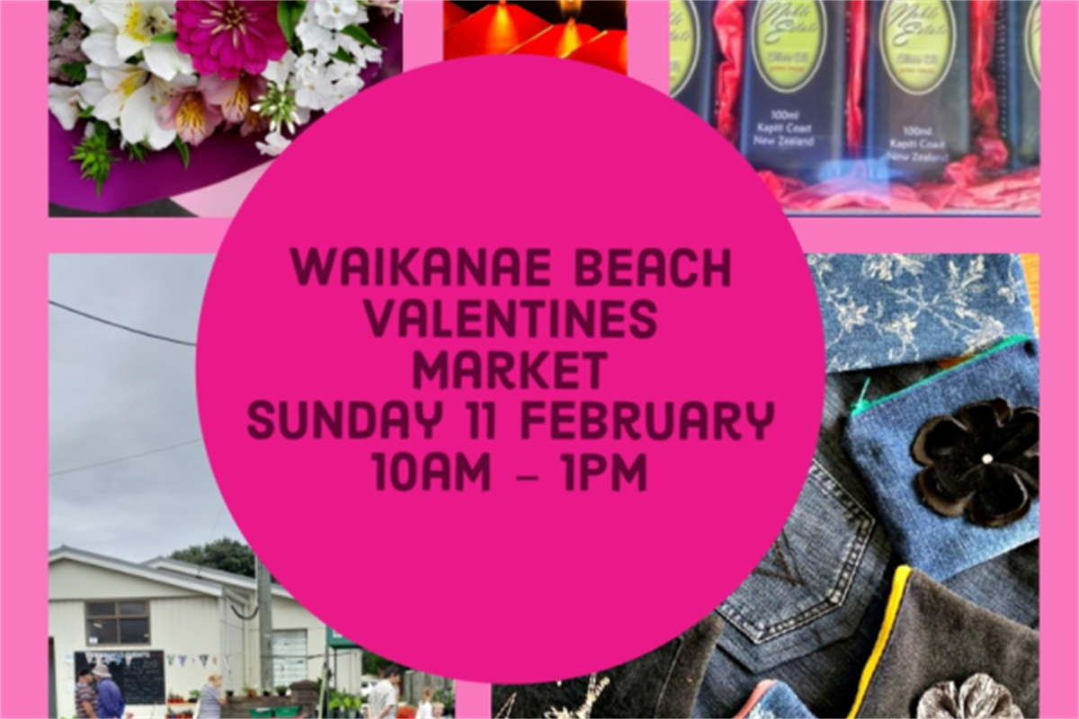 Waikanae Beach Valentine's Market - Horowhenua District Council